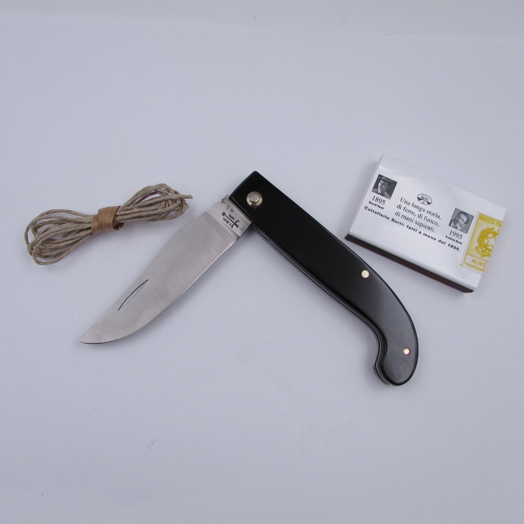Berti Italian Forging Curved Handle Knife - S & K Ltd.