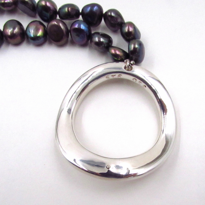 Simon Sebbag Black Fresh Water Pearl & Sterling Lariat Necklace - S & K ...