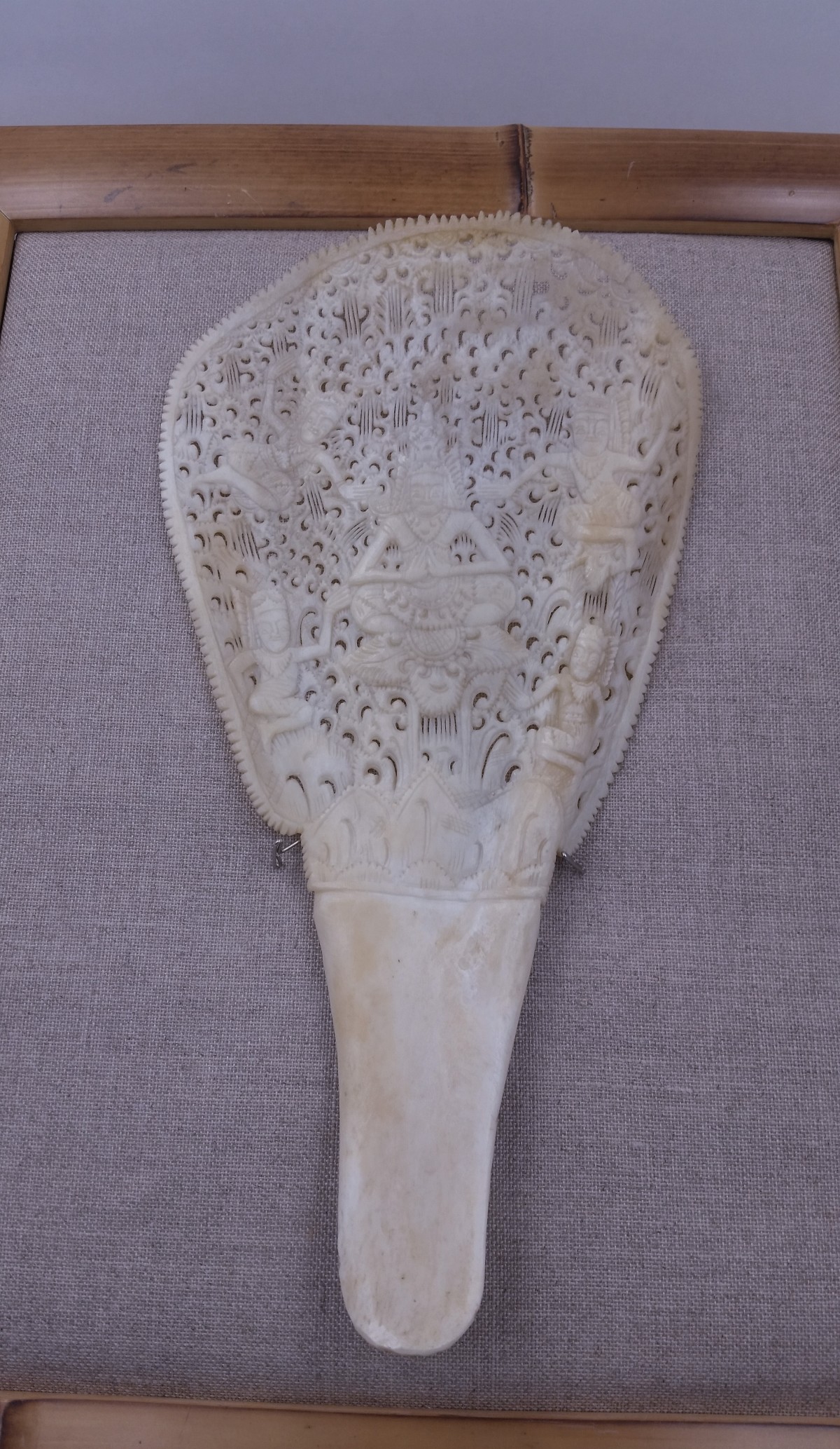 Ivory Buntal Bag with Turqouise Stones By Marjorie Bloom Collection - S ...