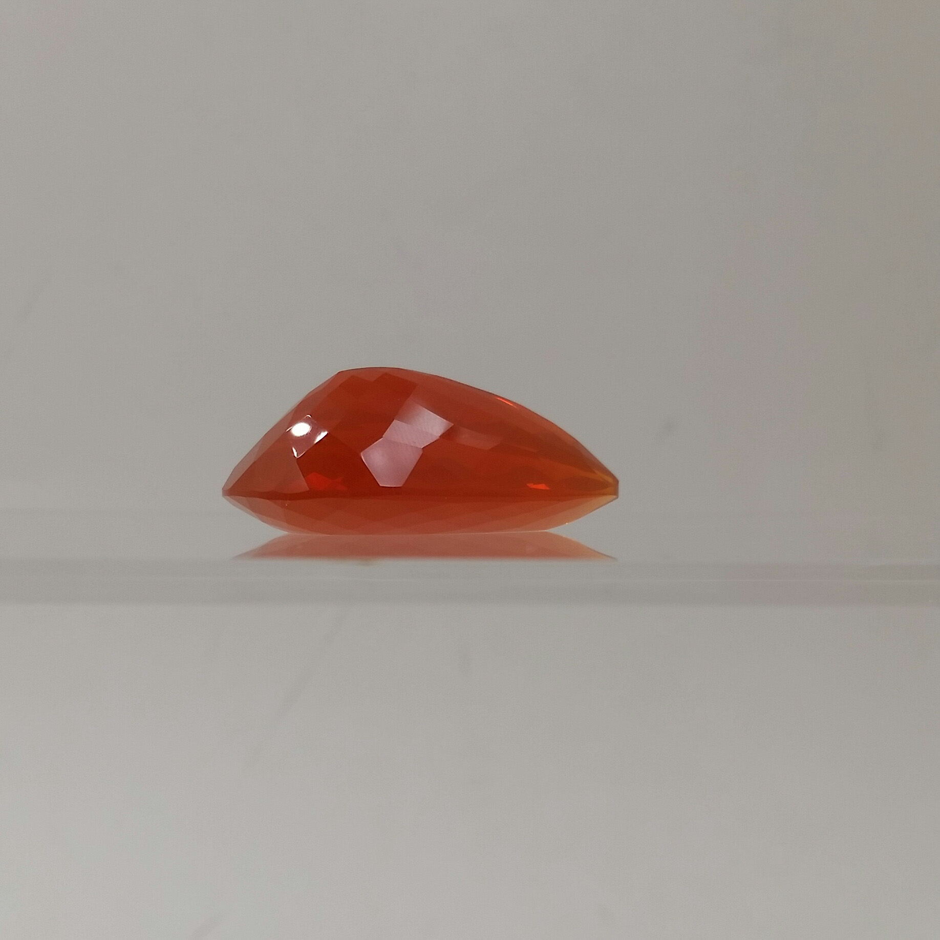 Natural Brazilian Fire Opal- 55.60 Carats-GIA Certified - S & K Ltd.