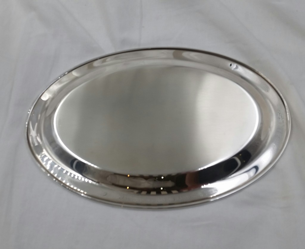 Sterling Oval Shape Tray - S & K Ltd.