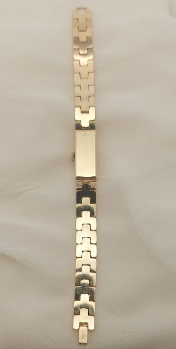 Nastrix Incabloc 14 Karat Yellow Gold Woman's Wrist Watch - S & K Ltd.
