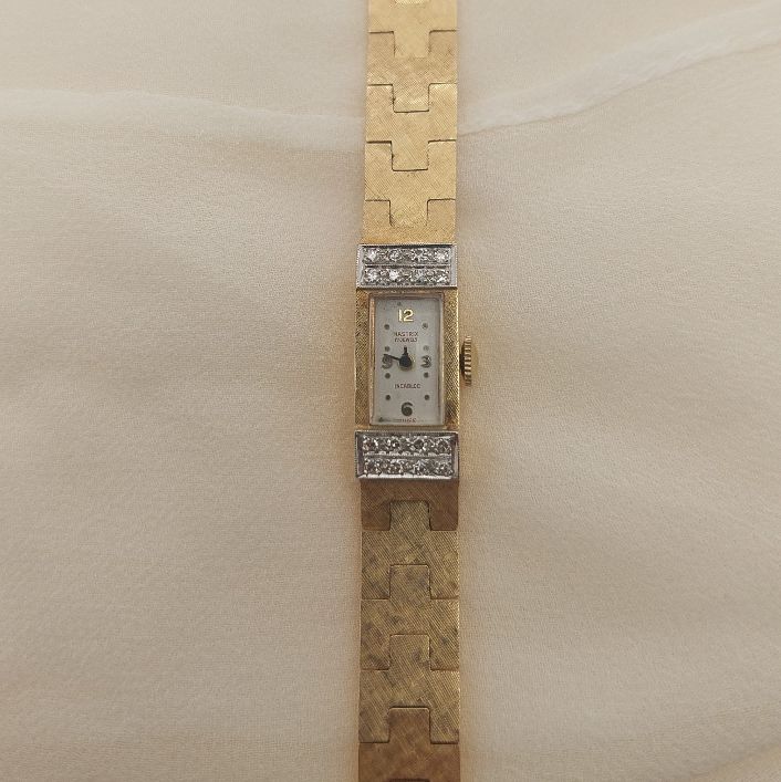 Nastrix Incabloc 14 Karat Yellow Gold Woman's Wrist Watch - S & K Ltd.