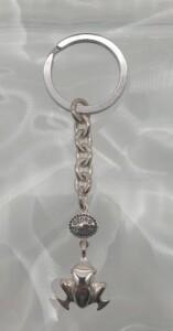 Georg Jensen Sterling "Frog" Key Ring - S & K Ltd.