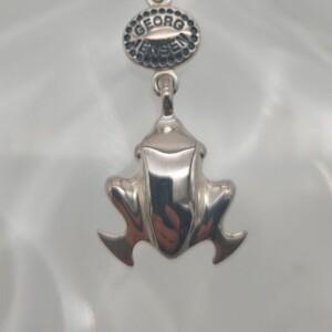 Georg Jensen Sterling "Frog" Key Ring - S & K Ltd.